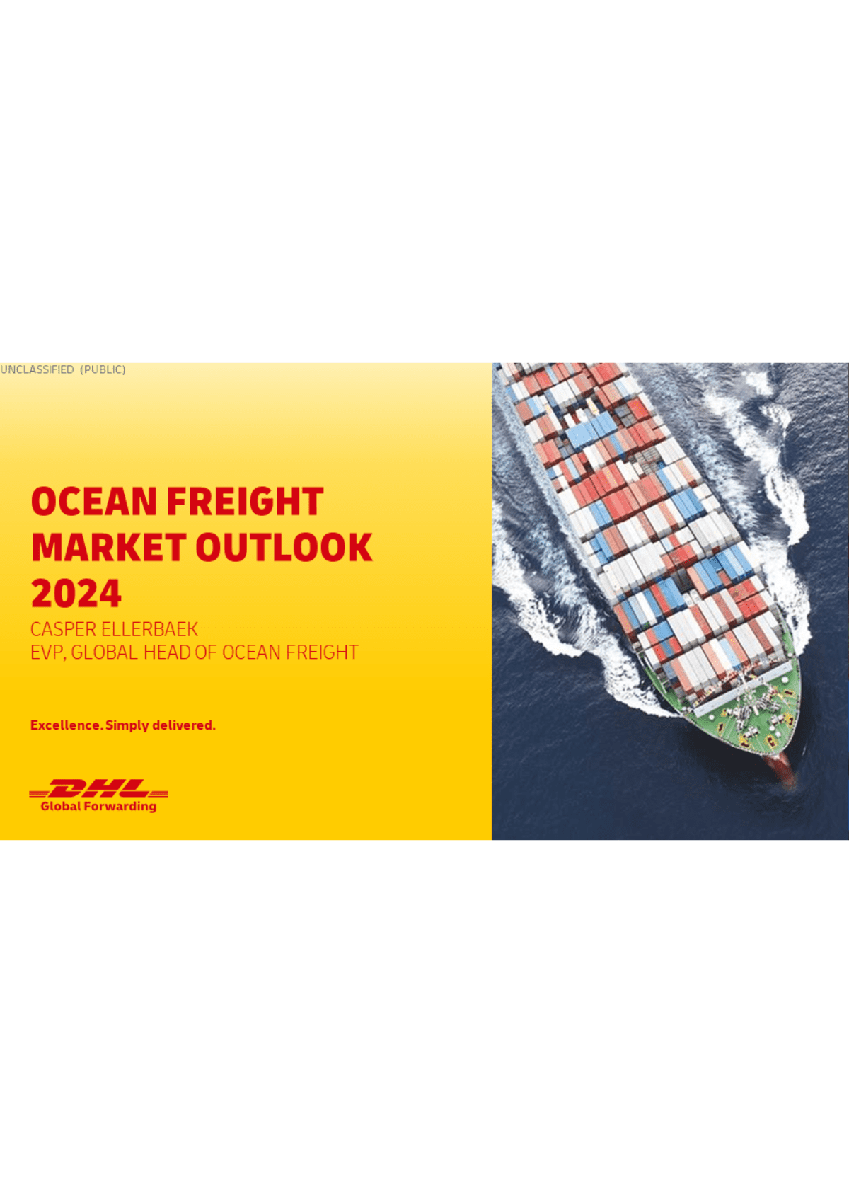 DHL Ocean Freight Market Outlook 2024 | DHL Logistics of Things